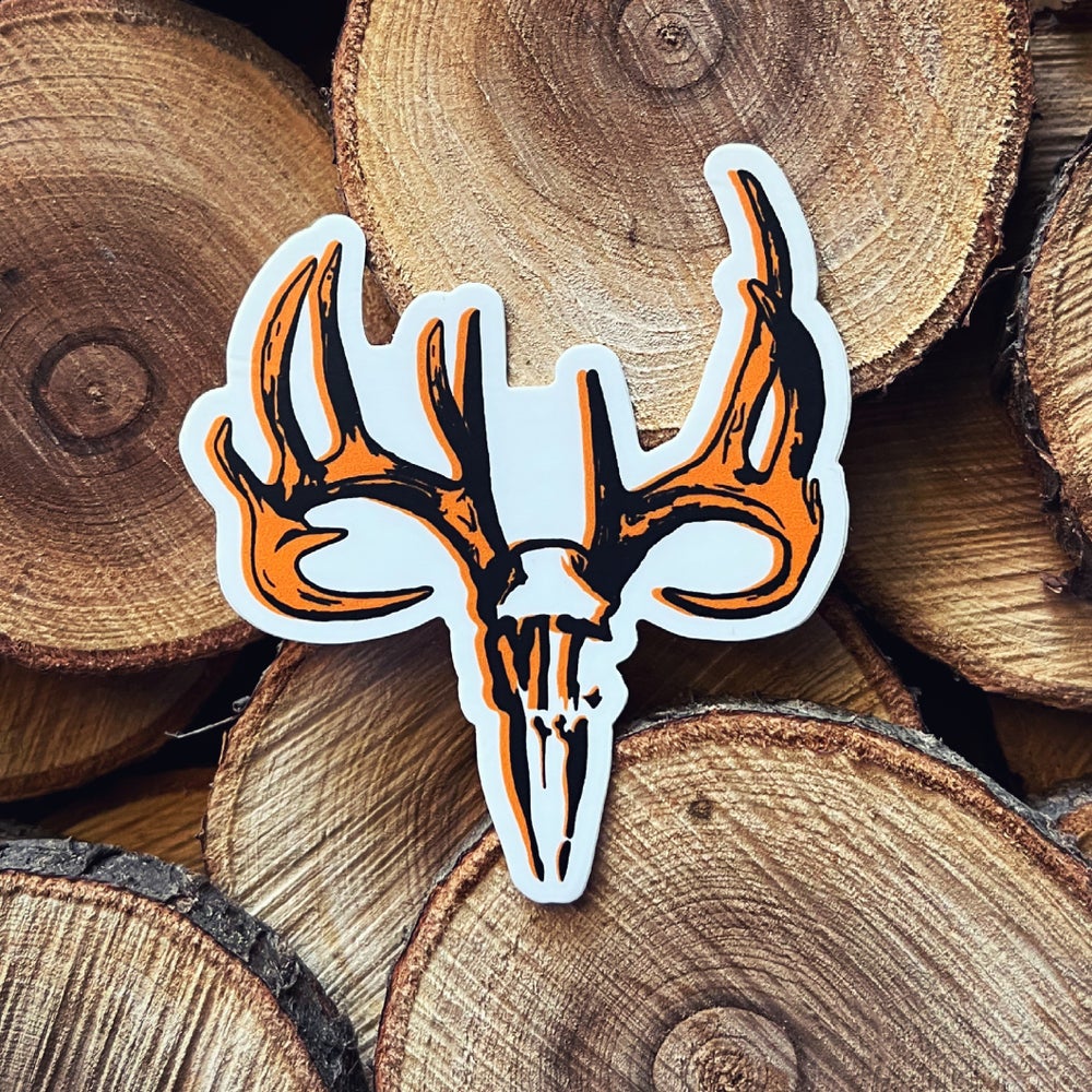 MT WHITETAIL BUCK STICKER – Back Road Designs